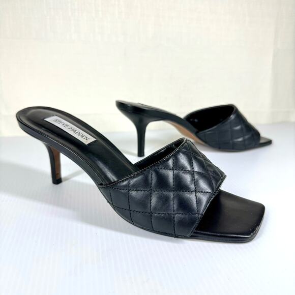 Steve Madden | Shoes | Steve Madden Ritza Kitten Heel Womens 95 Quilted ...
